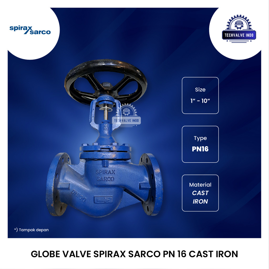 Jual GLOBE VALVE SPIRAX SARCO 1" INCH / DN25 PN 16 ORIGINAL | Shopee Indonesia