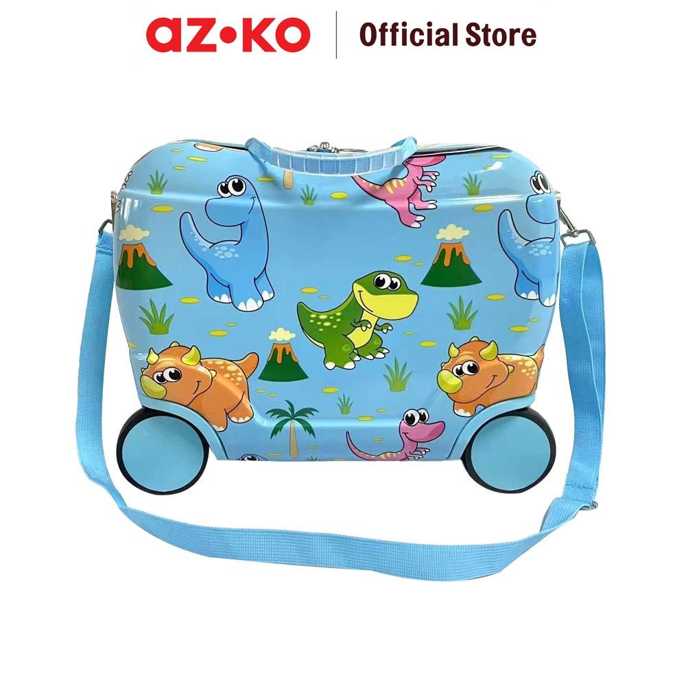 Jual AZKO Passport 16 inci Koper Anak Pc & Abs Ride On Dino - Biru ...