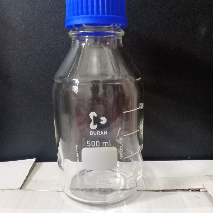 Jual DURAN Laboratory bottle 500 ml Clear Botol sample Laboratorium ...