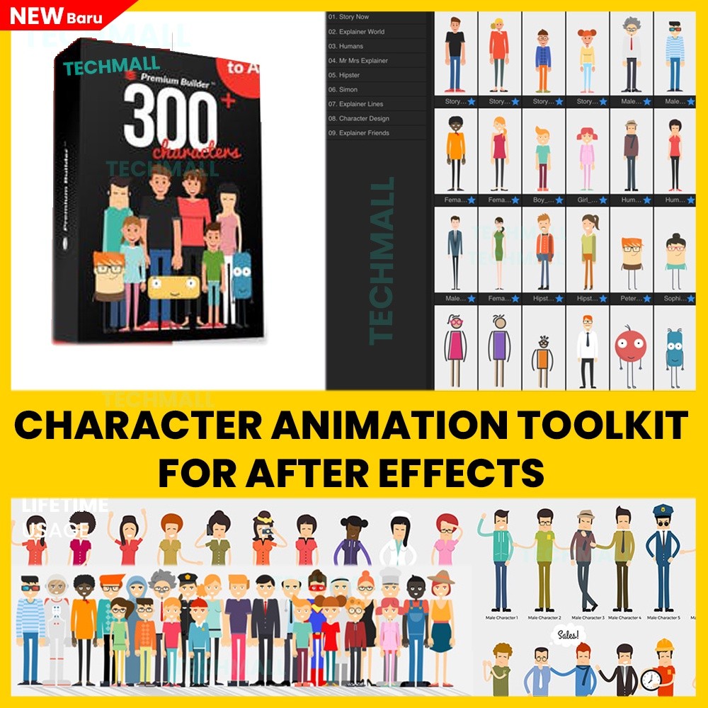 Jual Characters Animation Toolkit for After Effects | Shopee Indonesia