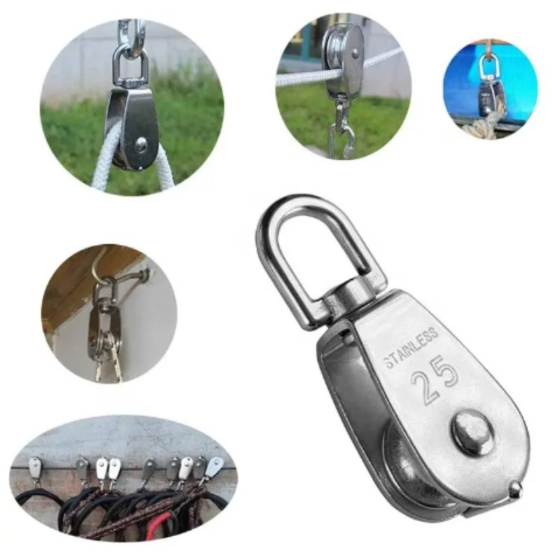 Jual Katrol Angkut / Kerekan Stainless Steel Mini Serbaguna 25mm ...