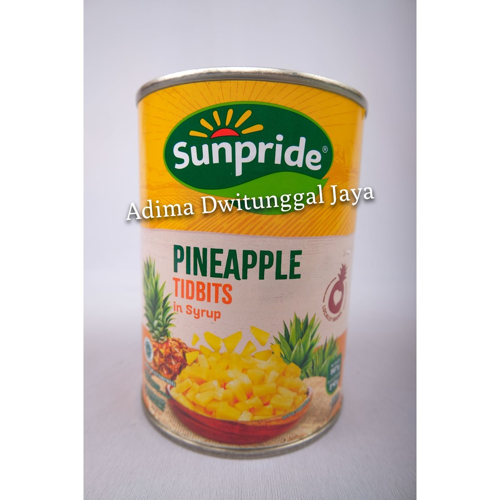 Jual Sunpride Pineapple Tidbits in Syrup / Buah Nanas Potongan ...