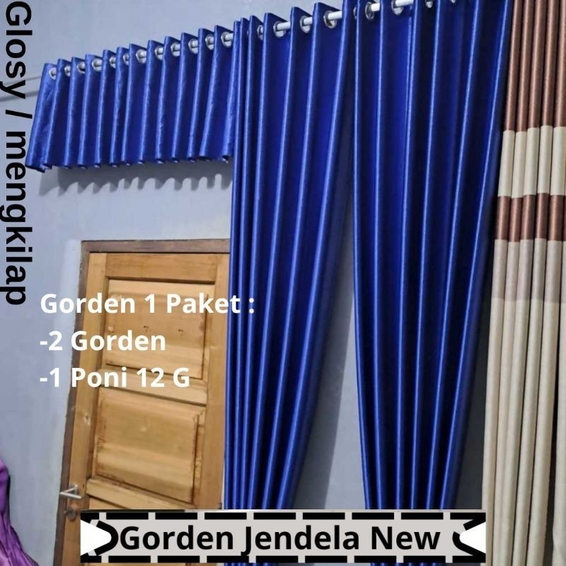 Jual PAKET 2 GORDEN 1 PONI GORDEN Polos GLOSY / Mengkilap HORDENG ...