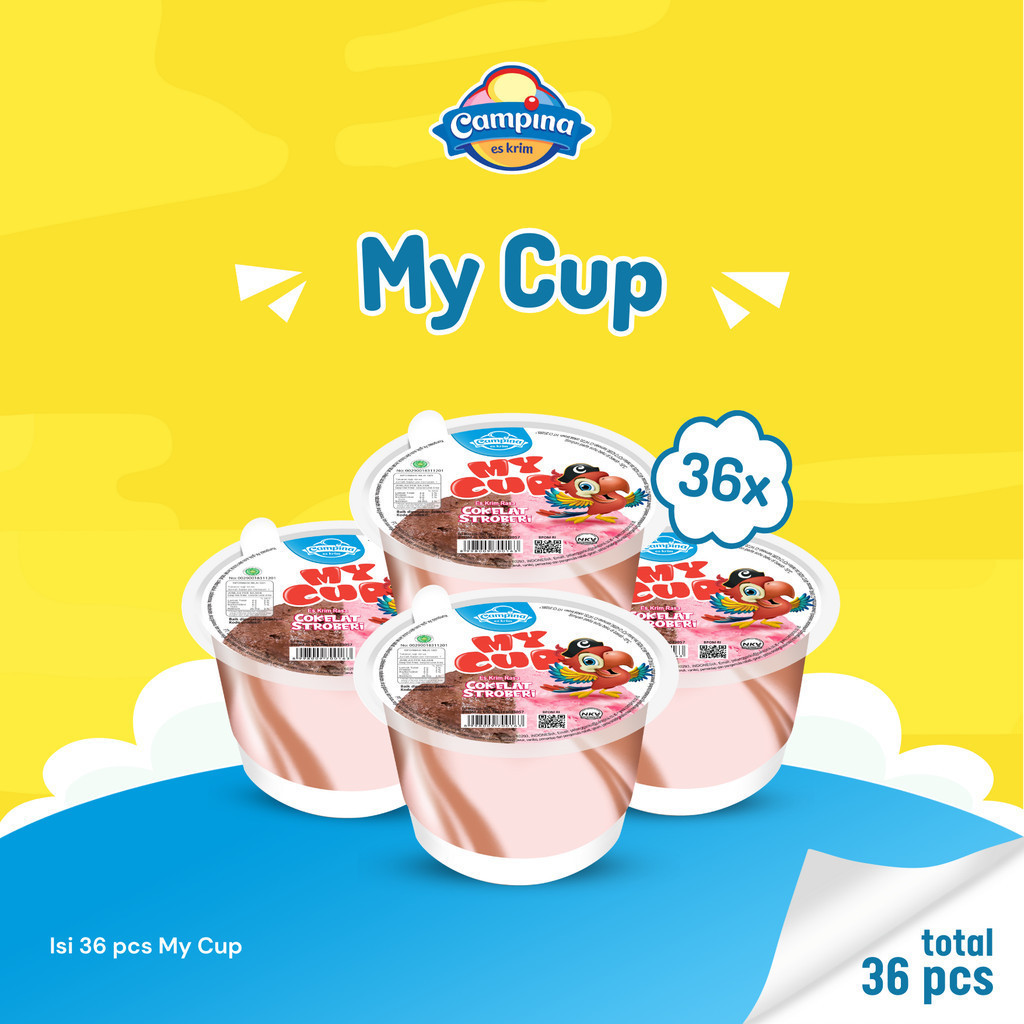 Jual Campina My Cup - Es Krim | Shopee Indonesia