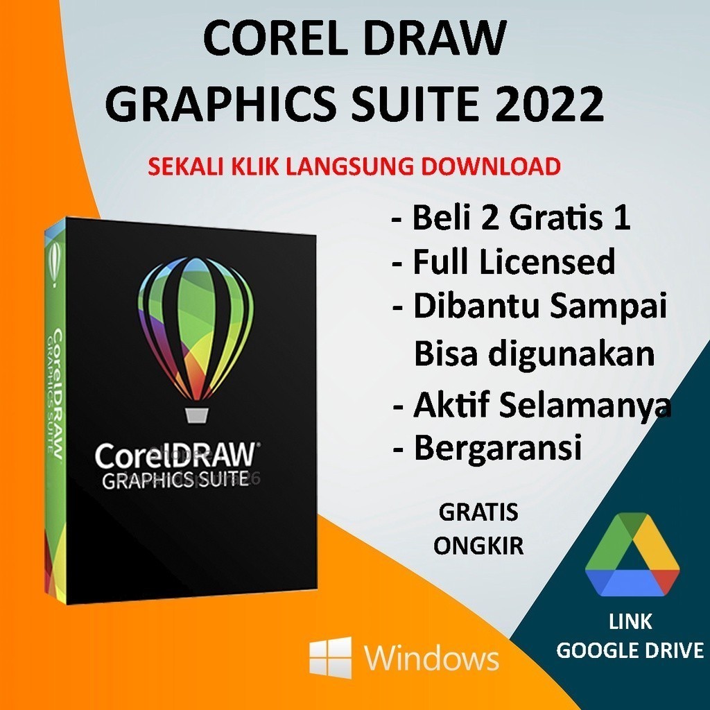 Jual [wl] CorelDRAW GRAPHIC SUITE 2022 - SOFTWARE MURAH - APLIKASI - PC ...