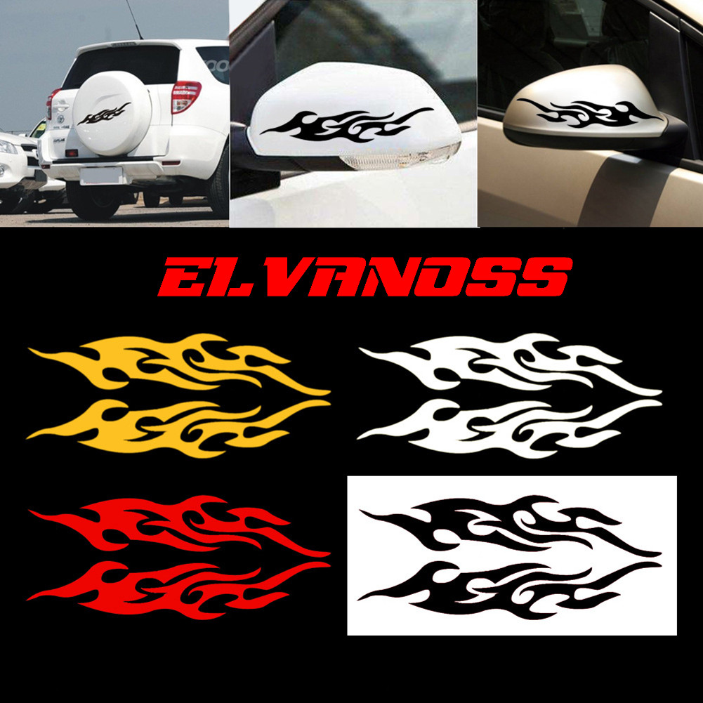 Jual STIKER CUSTOM TANGKI MOTOR Waterproof Motorcycle Flame Sticker Kit ...