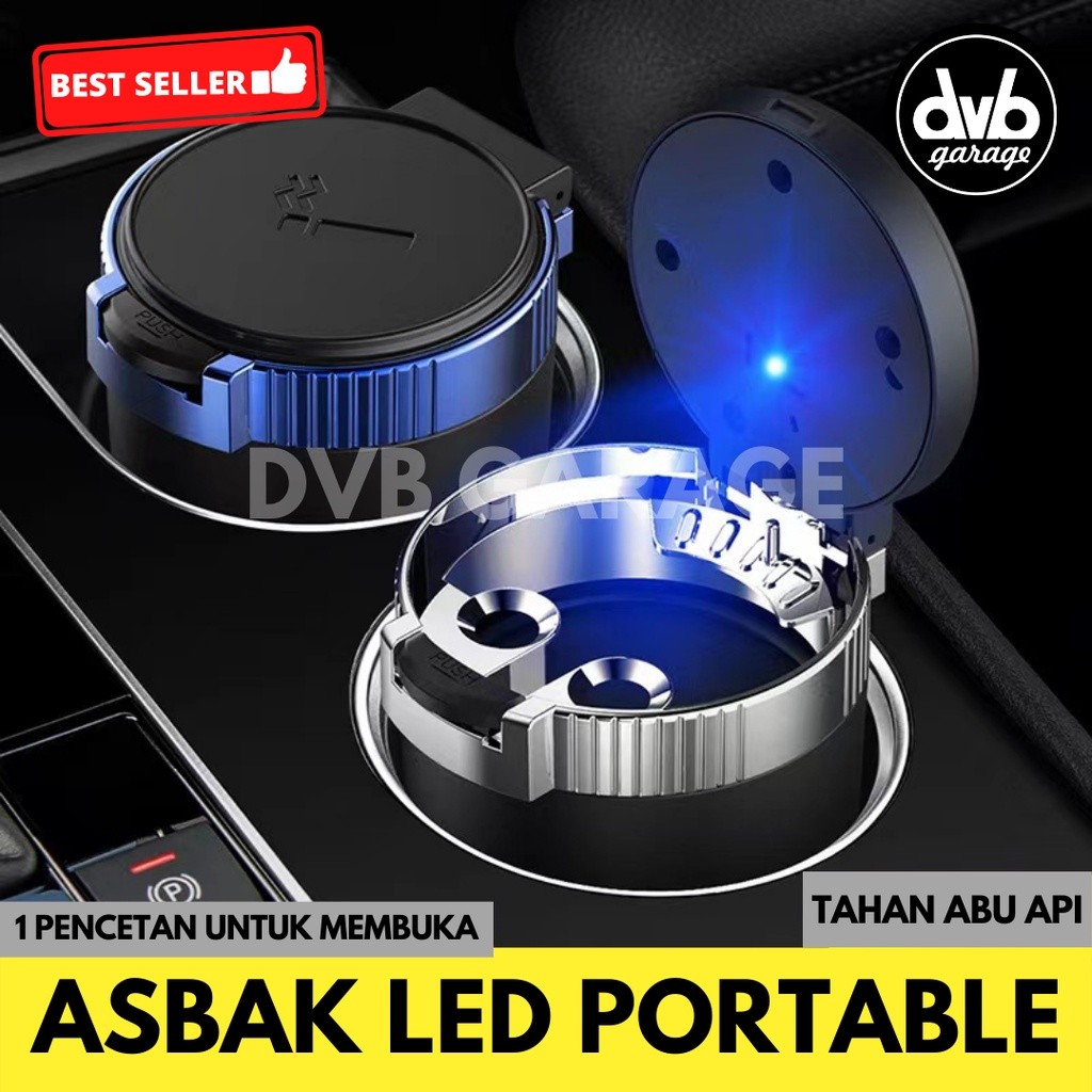 Jual [CM] ASBAK MOBIL LAMPU LED PREMIUM - ASHTRAY TEMPAT ROKOK ...