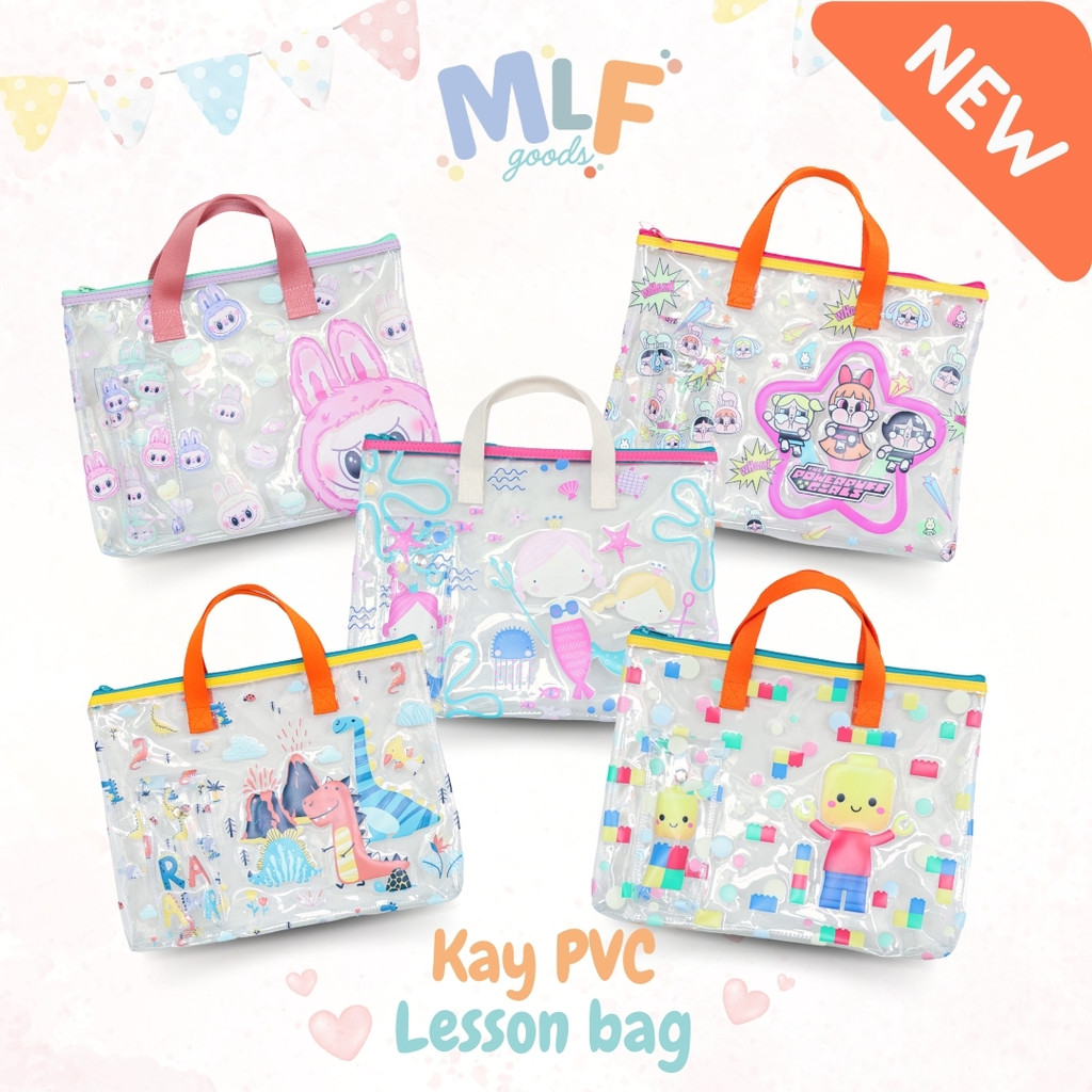 Jual MLF Goods Key PVC Lesson Bag ( Labubu, Unicorn, Lego, Powerpuff ...