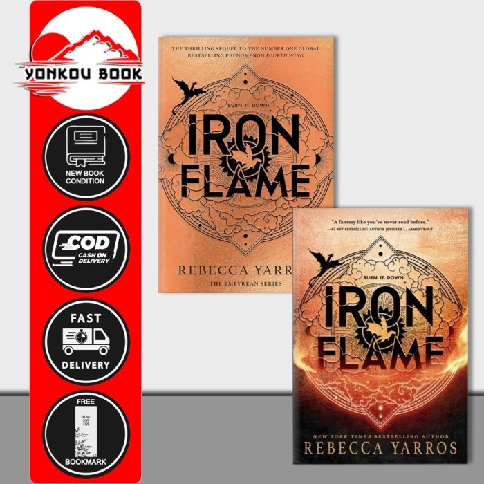 Jual The Empyrean (2 book series) Fourth Wing & Iron Flame by Rebecca Yarros | Shopee Indonesia
