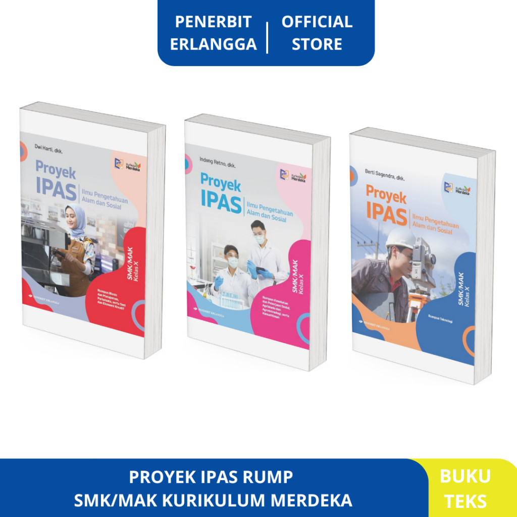 Jual [Erlangga Official] Proyek Ipas Smk/Mak Kelas 10 - Kurikulum Merdeka - Erlangga | Shopee ...