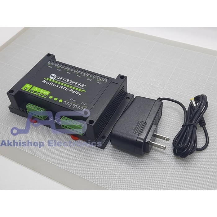 Jual BD99 Industrial Modbus RTU 8Ch Relay Module RS485 Bus with Multi ...