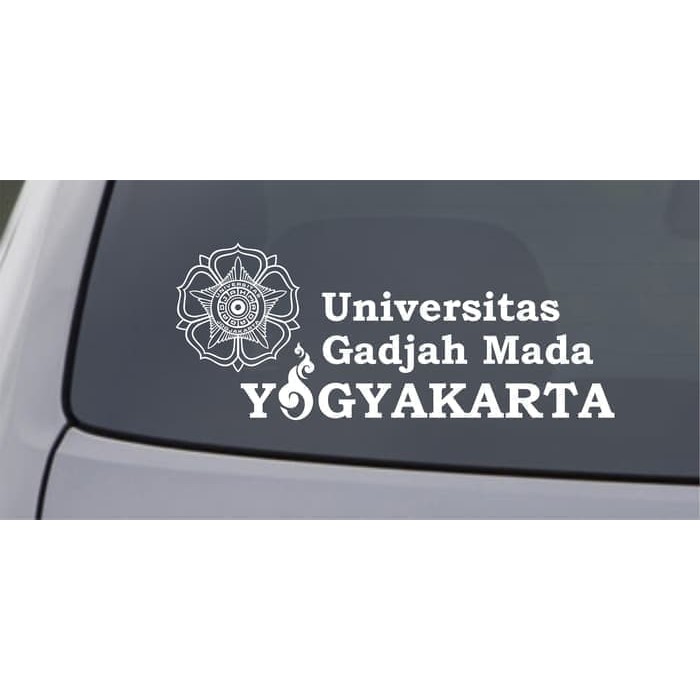 Jual Sticker Mobil UGM Universitas Gajah Mada Yogyakarta - Bahan ...