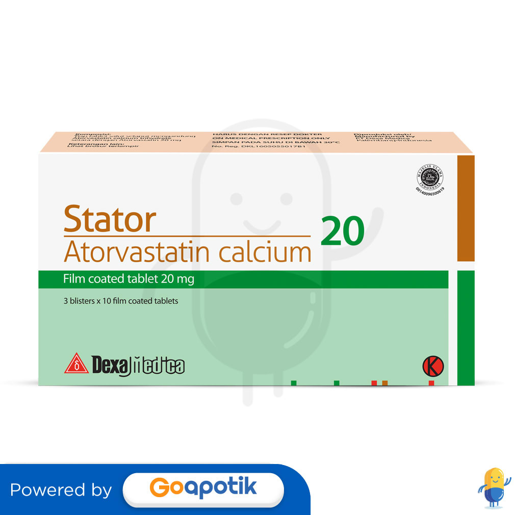 Jual Stator 20 Mg Box 30 Tablet | Shopee Indonesia