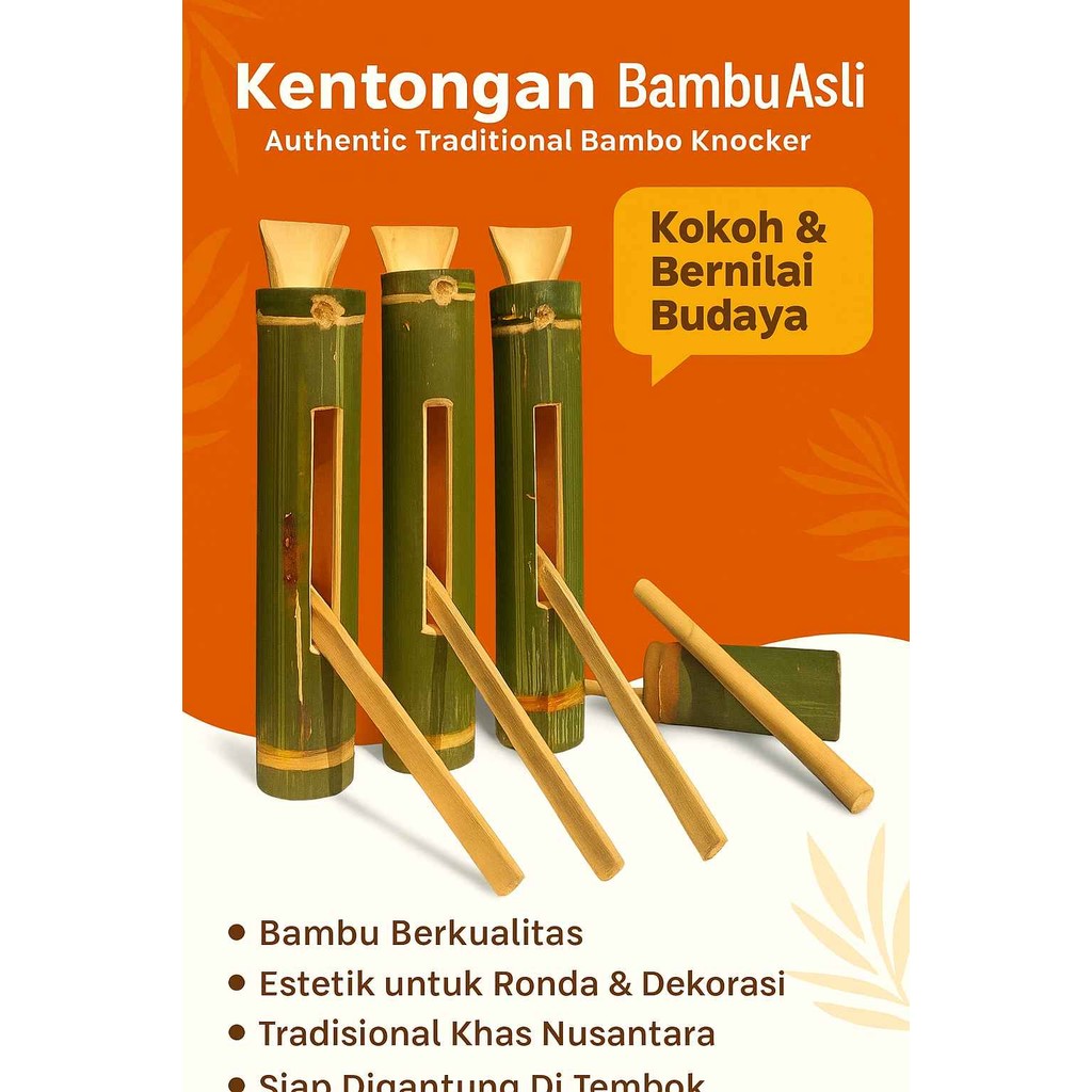 Jual Kentongan Bambu Asli – Alat Ronda Tradisional & Dekorasi Unik Khas ...