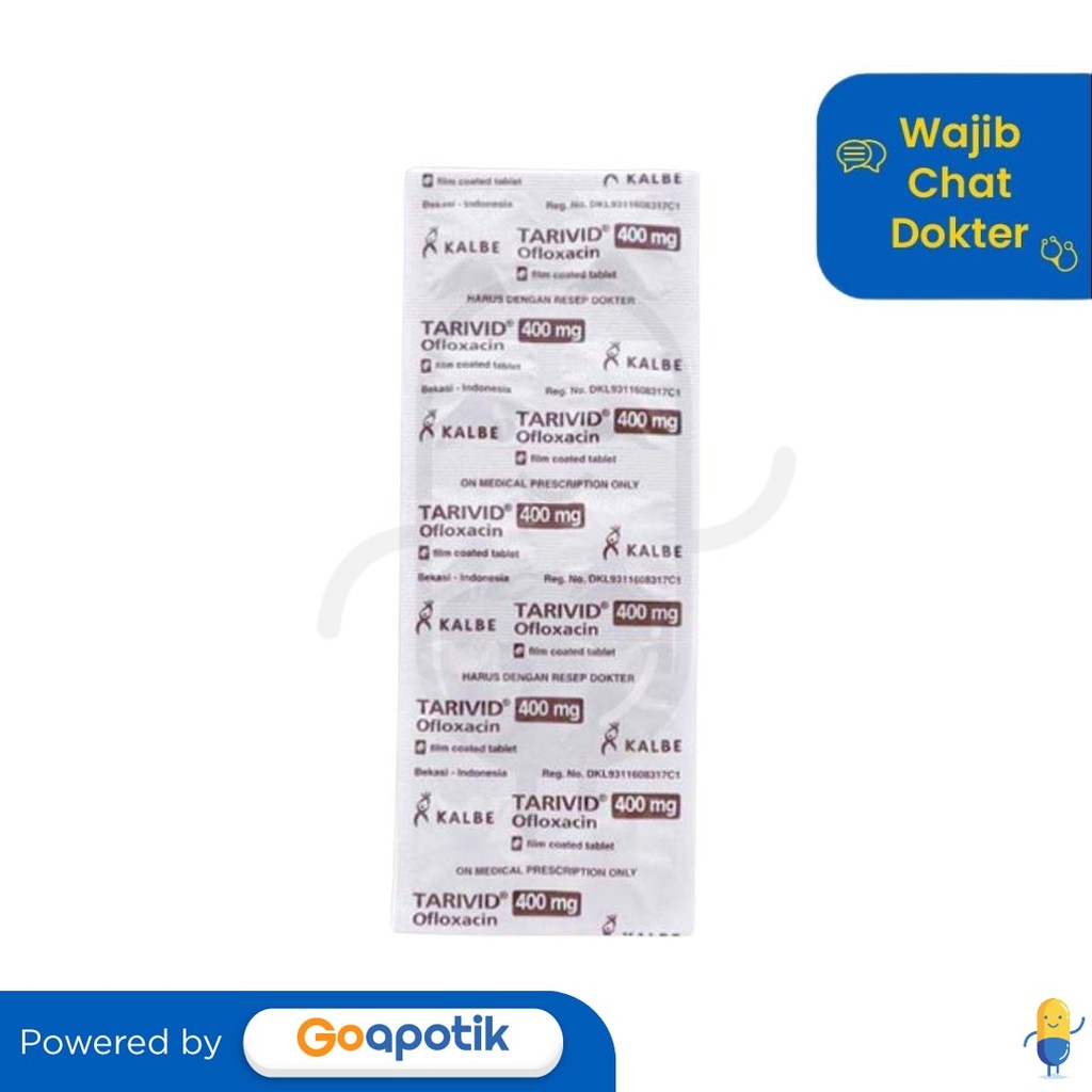 Jual Tarivid 400 Mg Strip 10 Tablet | Shopee Indonesia