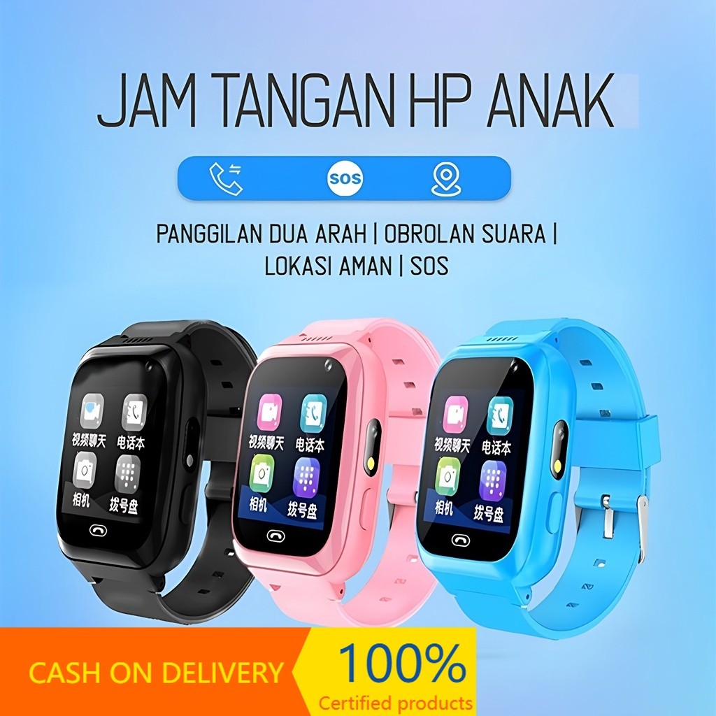 Jual CASH ON DELIVERY Smart Watch Watch Telepon Anti Air Jam Tangan ...