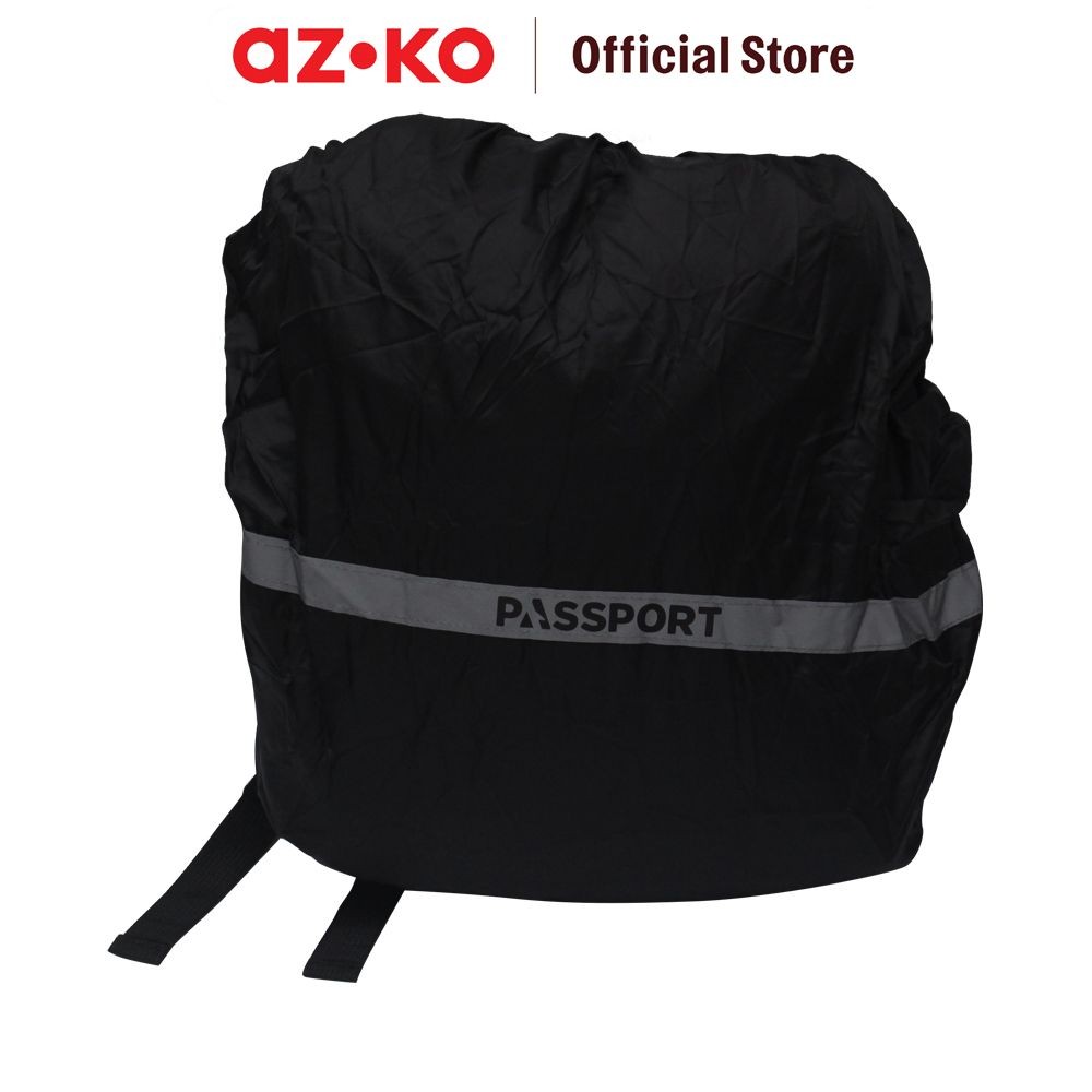 Jual AZKO Passport Sarung Tas Ransel Y22 - Hitam Cover Bag Backpak ...