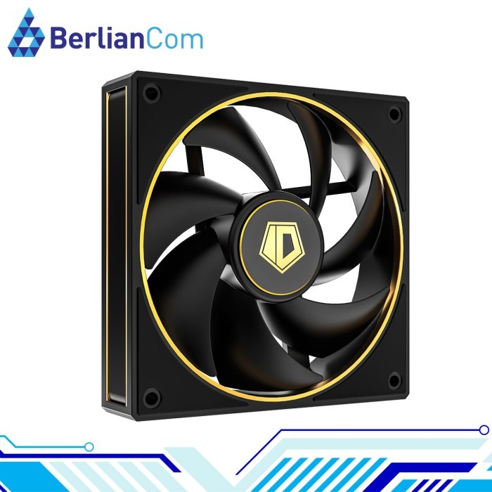 Jual ID-COOLING AF-127-GDL Gold Black 120mm PWM Fan | Shopee Indonesia