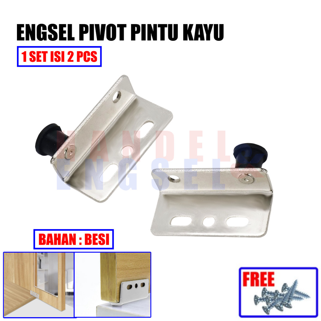 Jual 1 Set Engsel Pintu Pivot Lemari Kayu Pivot Hinge Mini 12mm ...