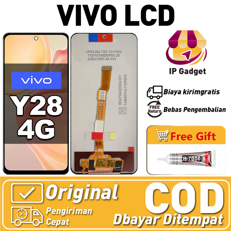 Jual Original LCD VIVO Y28 4G fullset ori asli Layar hp touchscreen ...