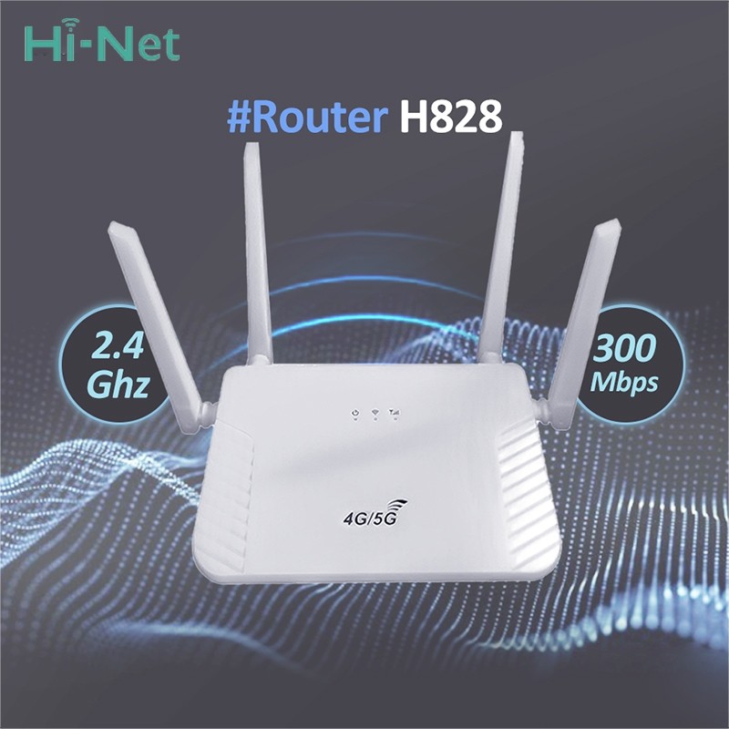 Jual Hi-Net&Bonkyo Router H828 Router nirkabel 4G 300Mbps kartu ...