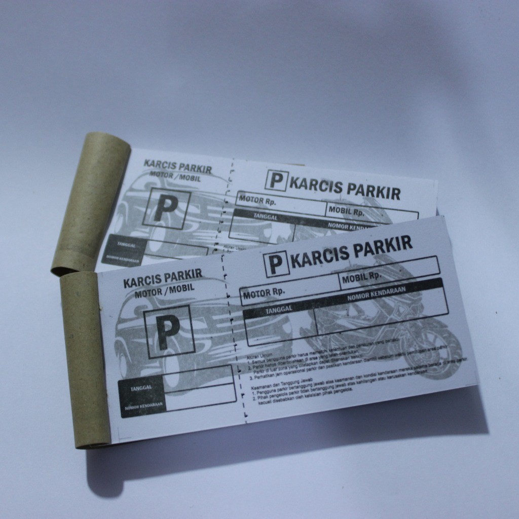 Jual Karcis parkir murah terjangkau universal satuan #karcis #nota # ...
