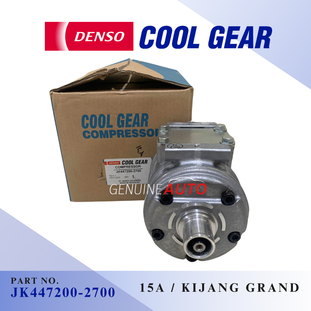 Jual COMPRESSOR KOMPRESOR KIJANG ND 15A DENSO COOL GEAR ASLI JK447200 ...