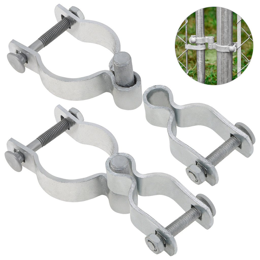 Jual 2pcs 1-3/8 x 2-3/8 Chain Link Fence Gate Post Hinge with 1-3/8 ...