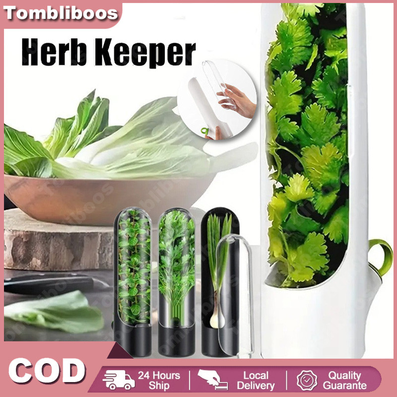 Jual Tombliboos Wadah Penyimpanan Daun Sayur Herb Stroage Tempat Daun ...