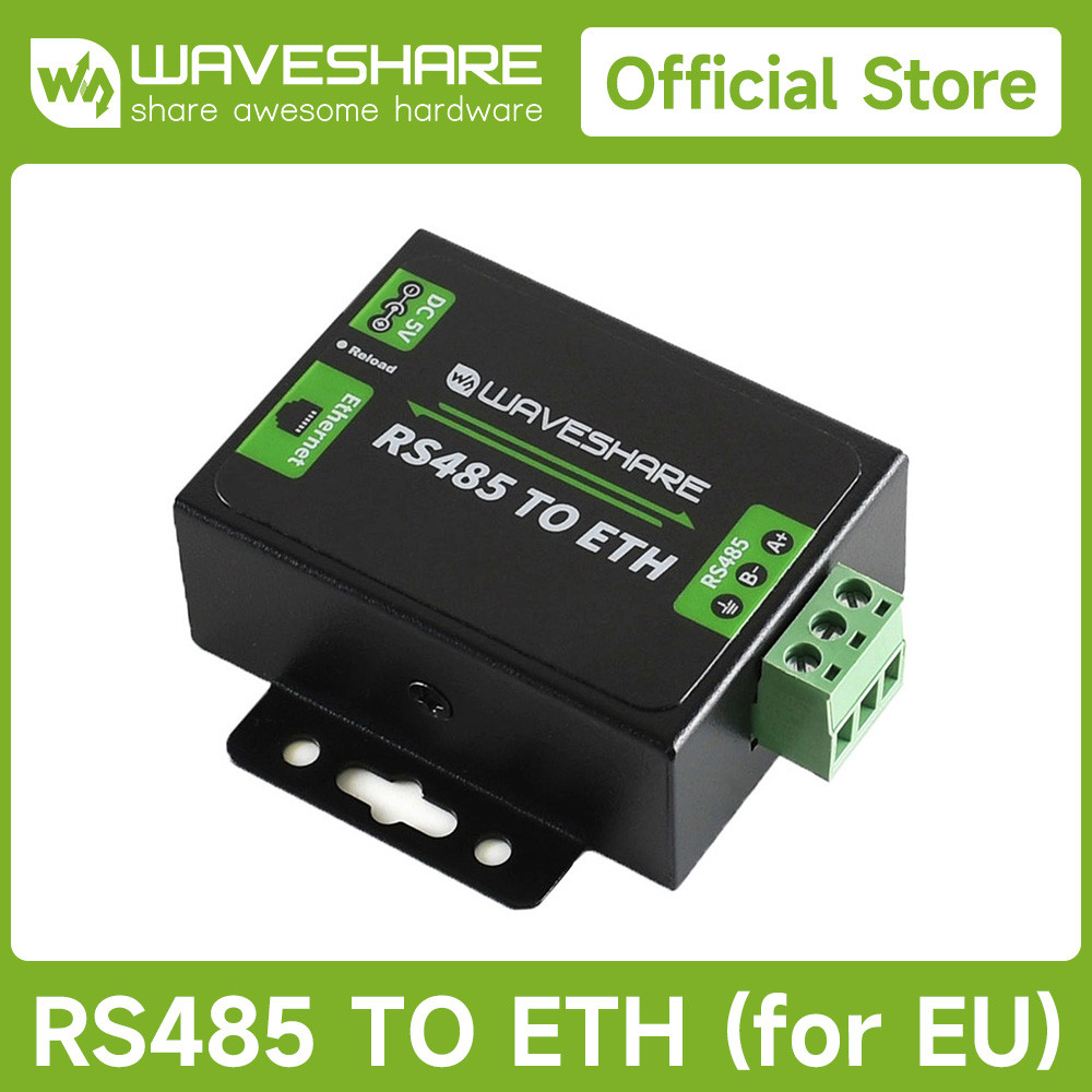 Jual Waveshare RS485 to Ethernet Converter, Upgradable Cortex-M0 ...
