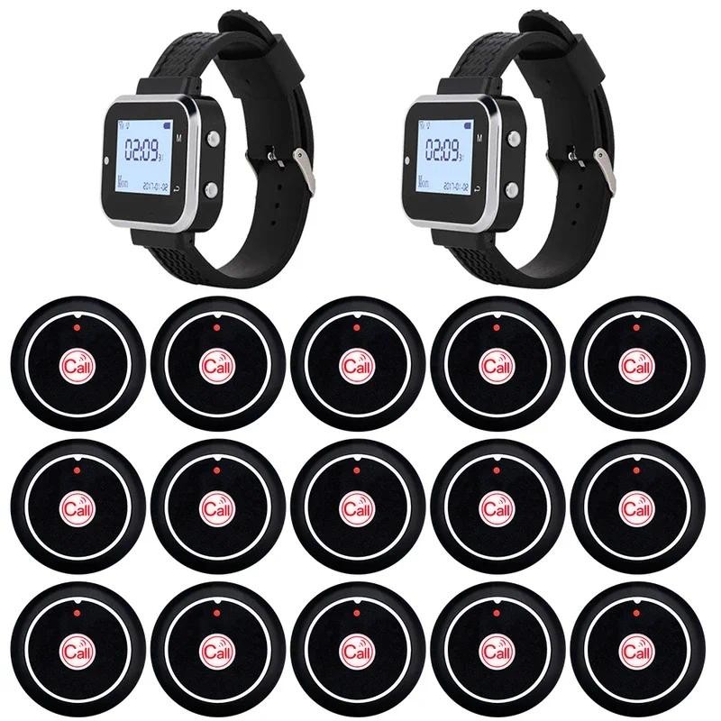 Jual Cafe Waiter Service Buzzer 15 Restaurant Table Call Button ...