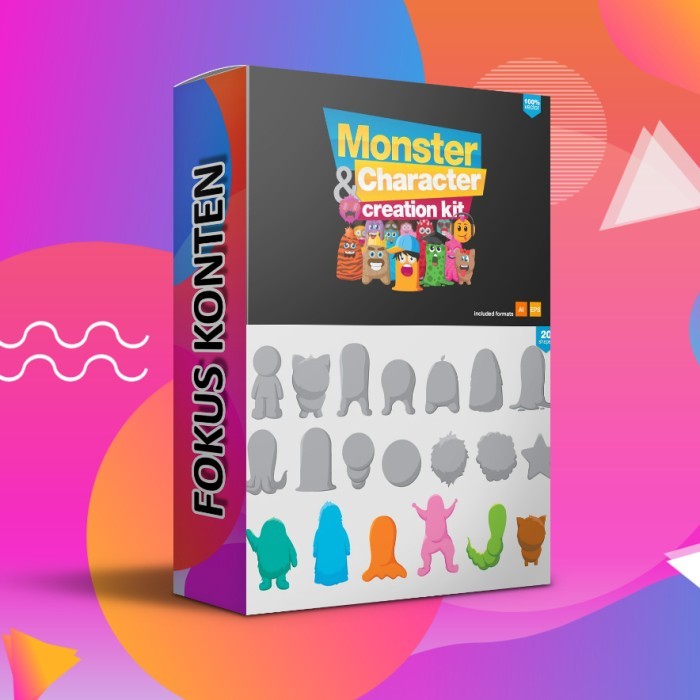Jual Monsters & Characters Crafting Kit - Digital Konten | Shopee Indonesia
