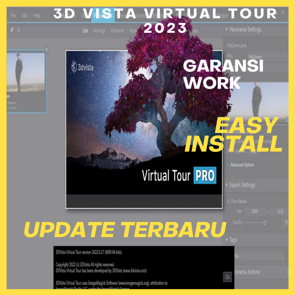 Jual Garansi Work 3DVista Virtual Tour Suite 2020.2 x64 Windows Versi Full | Shopee Indonesia
