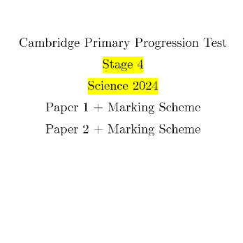 Jual [Hardcopy] Cambridge Primary Progression Stage 4 Science Tahun ...