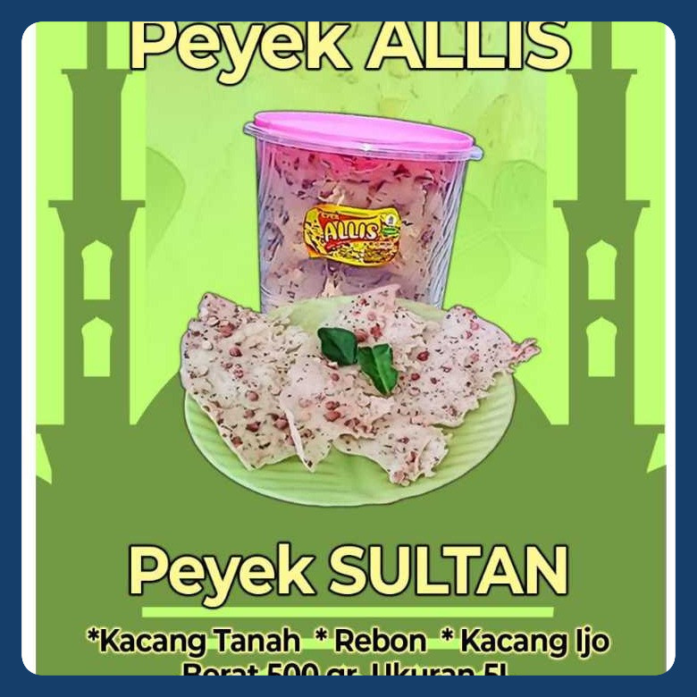 Jual Peyek Kacang / Peyek Rebon / Rempeyek (NO LABEL) | Shopee Indonesia