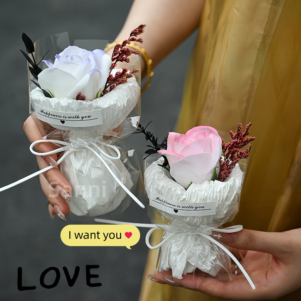 Jual Buket Bunga Mini Saku Aesthetic - Bunga Sintetis Premium Hadiah ...