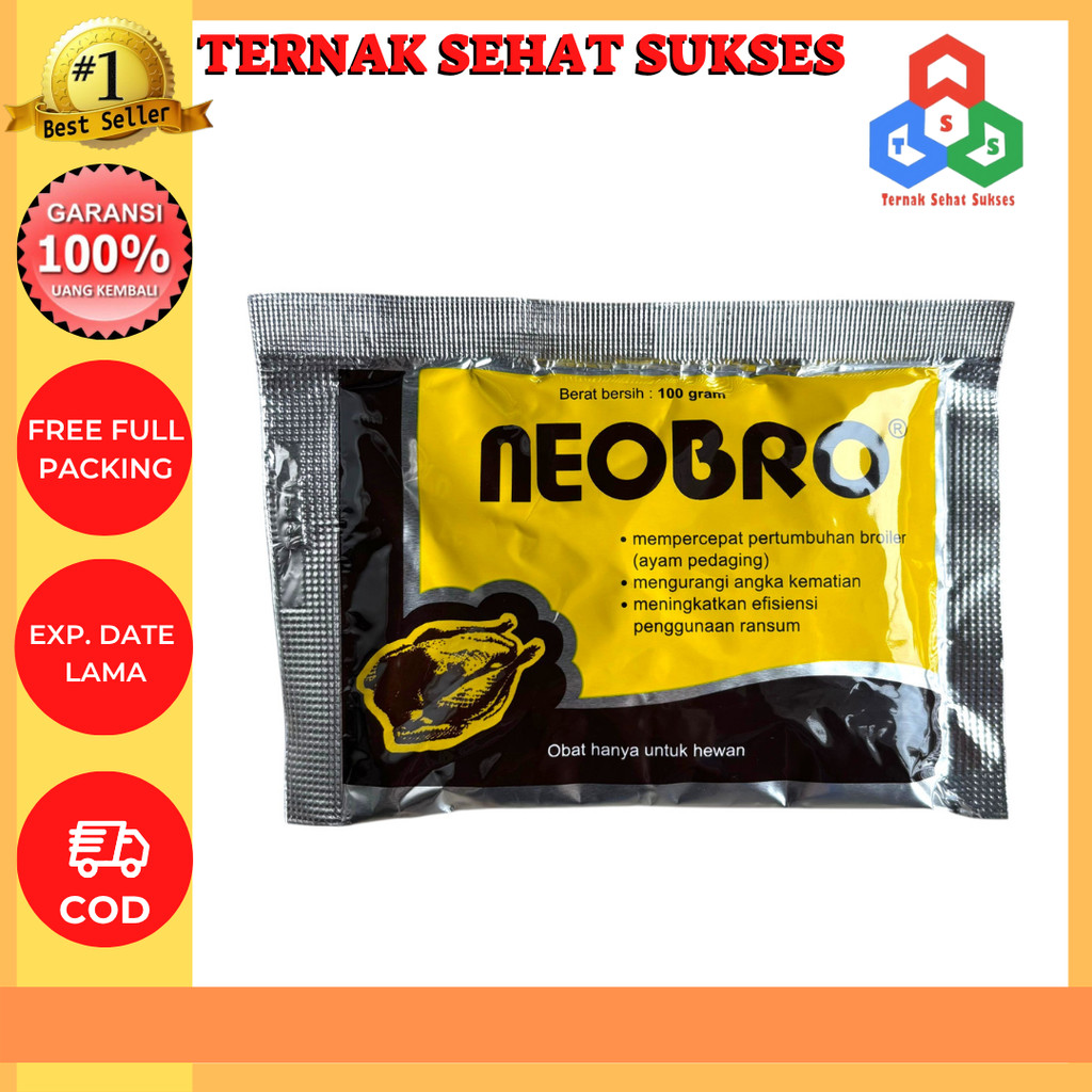Jual Neobro 100 gram - Vitamin Penggemuk Pertumbuhan Ayam Pedaging ...
