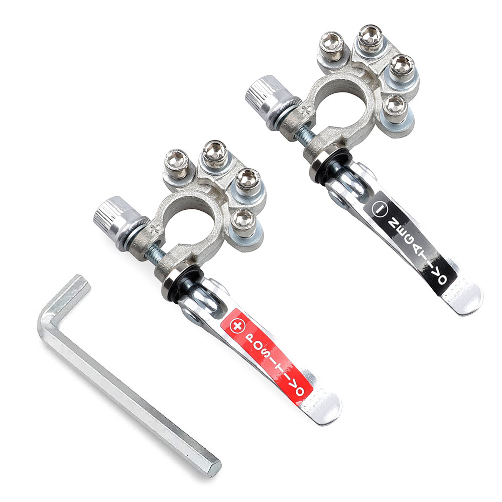Jual 1 Pair Toolless Quick Disconnect Battery Main Cable Post Terminal ...