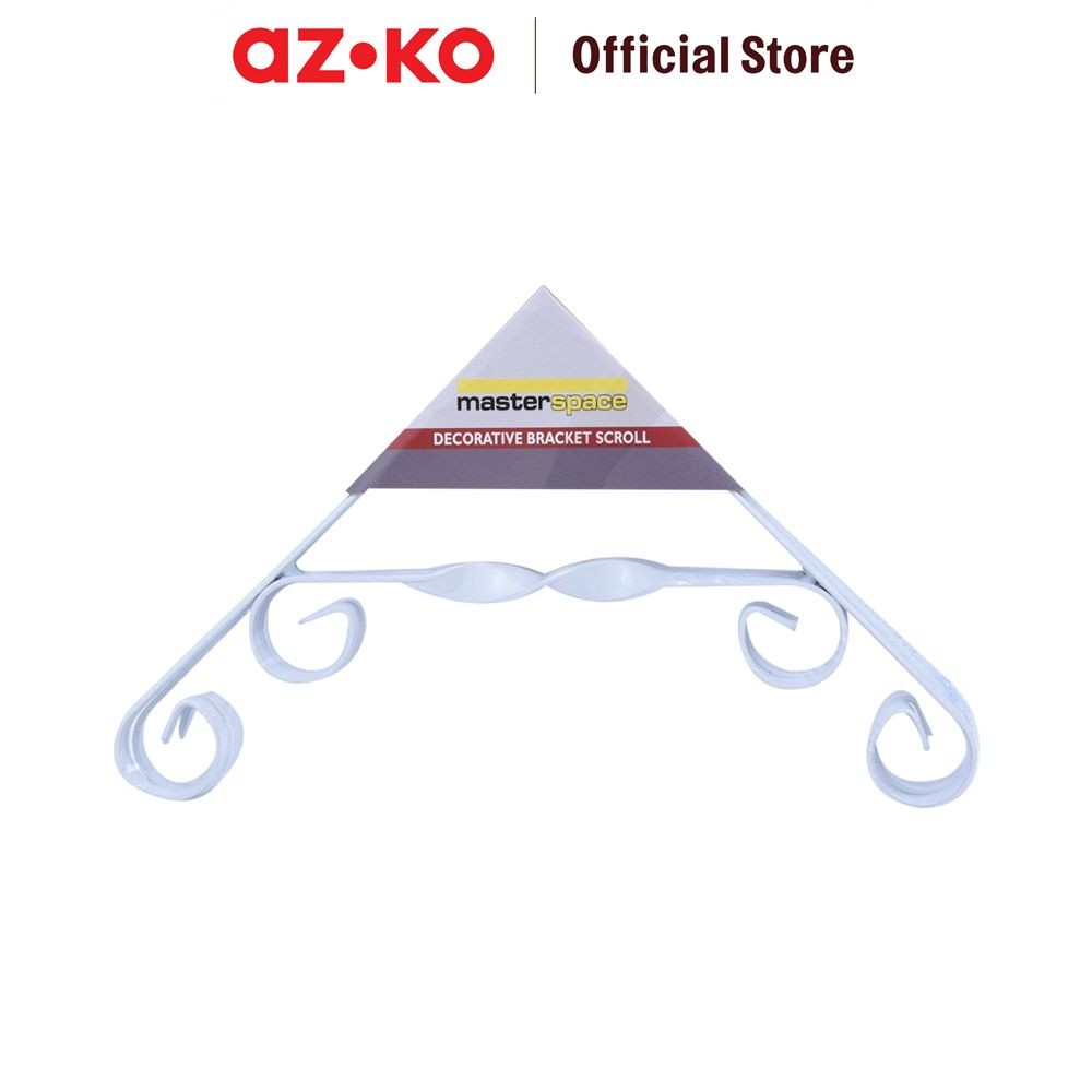 Jual AZKO Masterspace Bracket Rak Dinding Scroll Braket Penopang Rak ...
