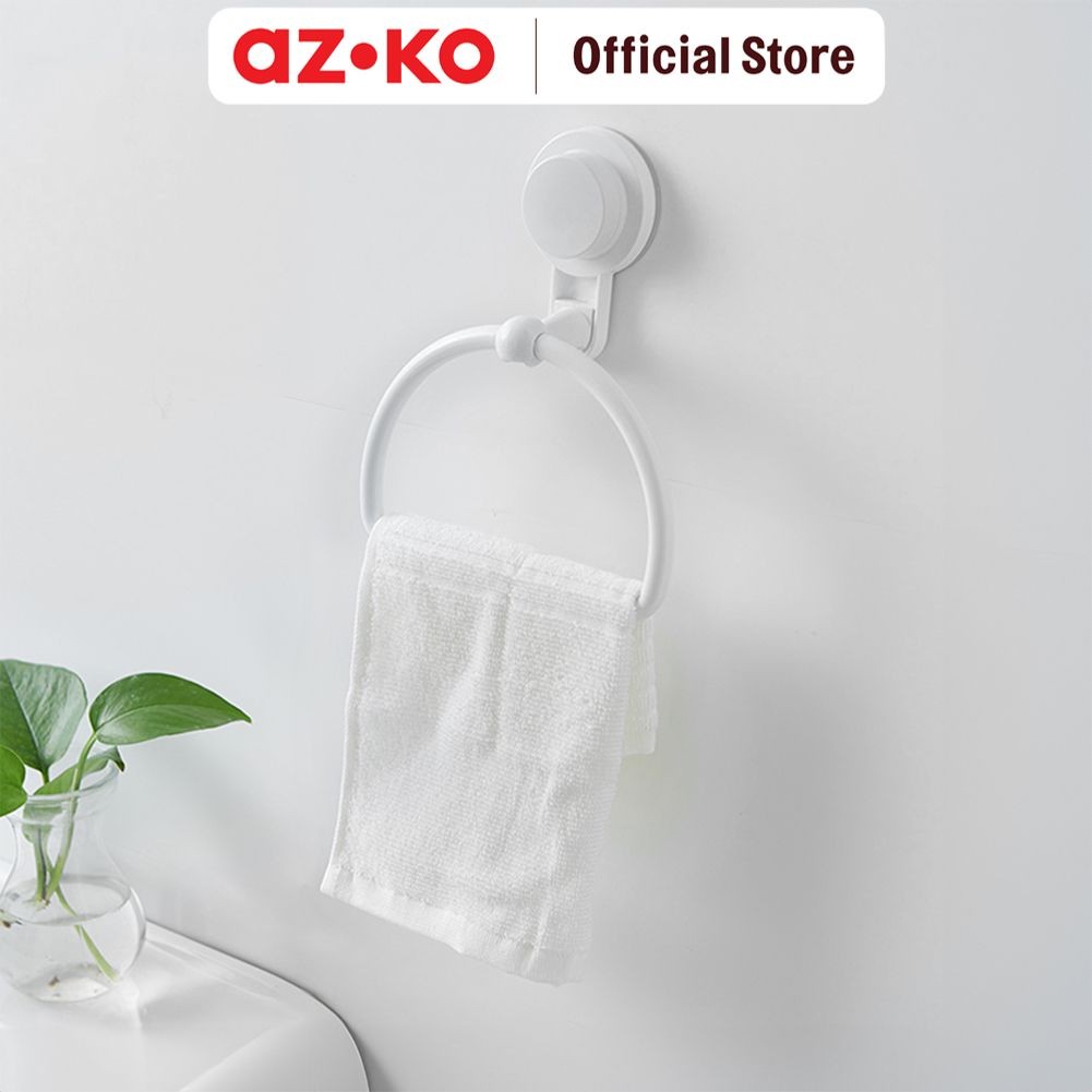 Jual AZKO Stora Gantungan Handuk - Putih Tempat Jemur Anduk Towel ...