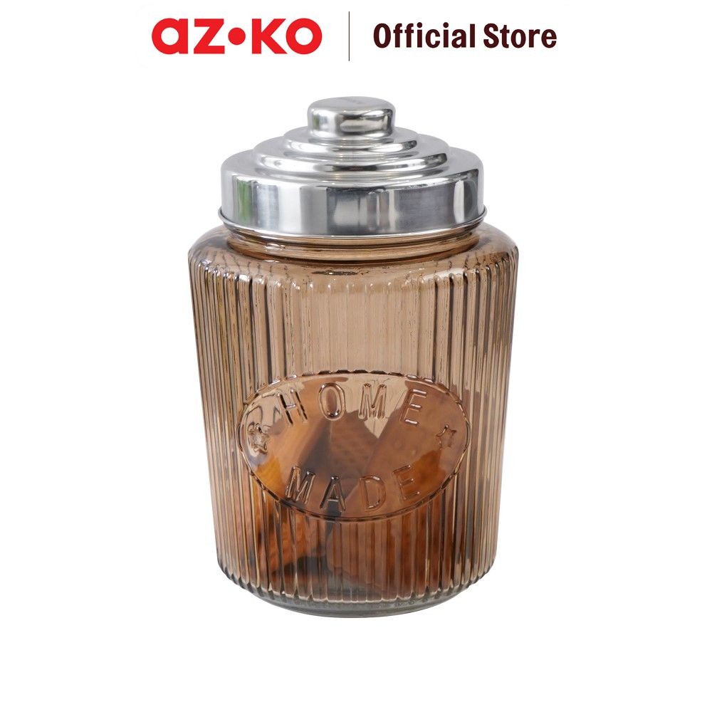 Jual AZKO Kris 1.7 ltr Stoples Kaca Slim Pt1179 - Cokelat Jar Tempat ...