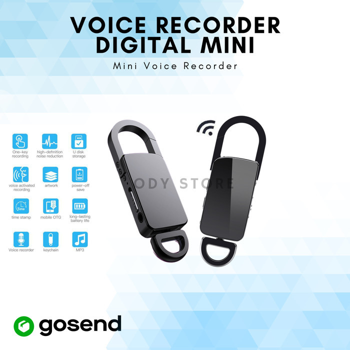 Jual PEREKAM SUARA HYPERBOLIC ALAT REKAM DIGITAL VOICE RECORDER MINI ...