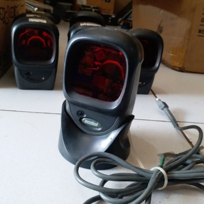 Jual Barcode scanner Omni symbol ls9203 lengkap dudukan dan kabel usb ...
