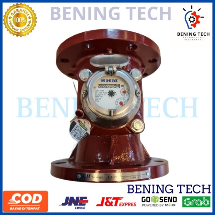 Jual SHM Flow Meter / Water Meter / Meteran Air Limbah Kotor 10" inch ...