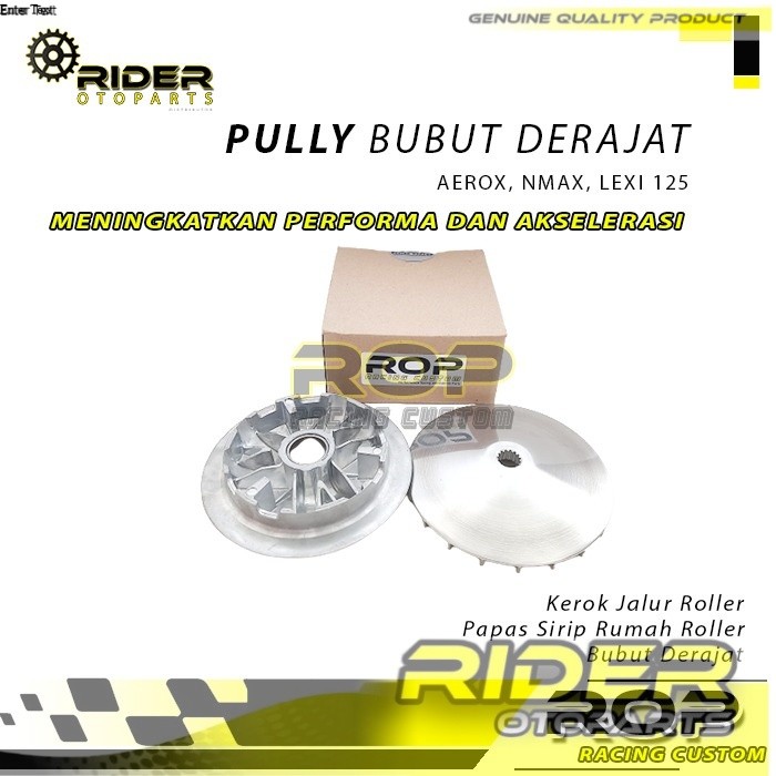 Jual ROP CUSTOM __ Upgrade CVT Racing Pully Rumah Roller Set Nmax 155 ...