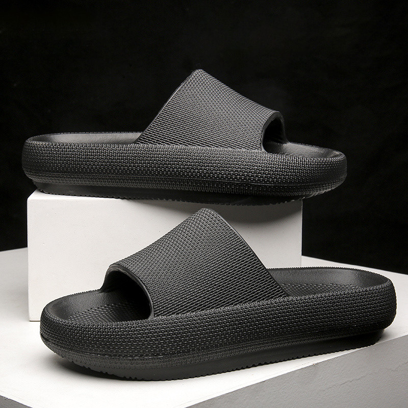 Jual Sandal Selop Pria Polos Empuk Karet EVA 4cm Tebal Sandal slip on ...