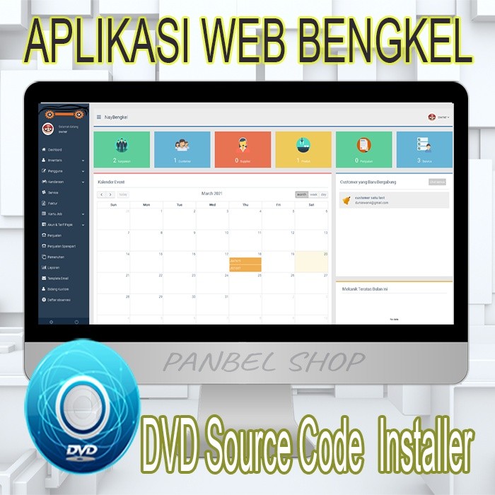 Jual Aplikasi Web Manajemen Bengkel Kendaraan (Source Code) | Shopee ...