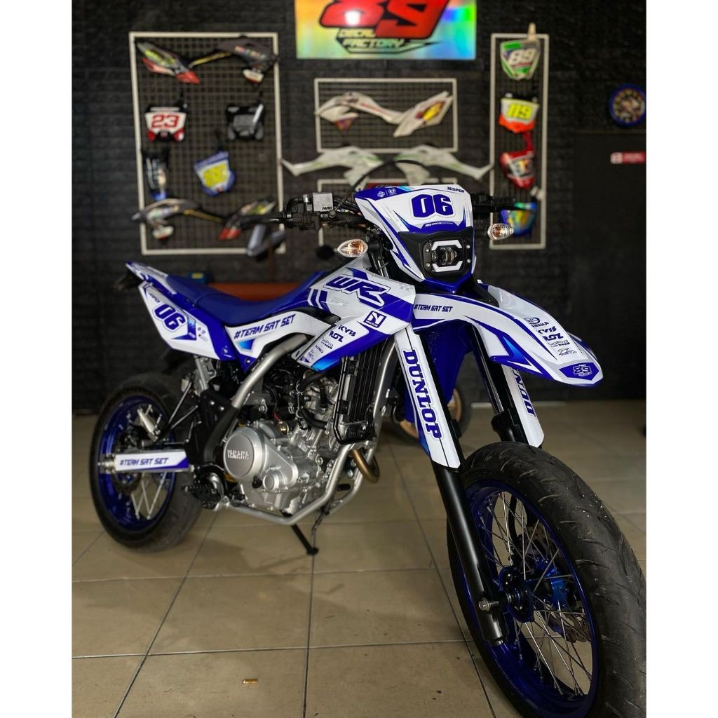 Jual Decal/Stiker wr155/DTX/klx gordon/CRF /KLX BF full body(Bisa ganti ...