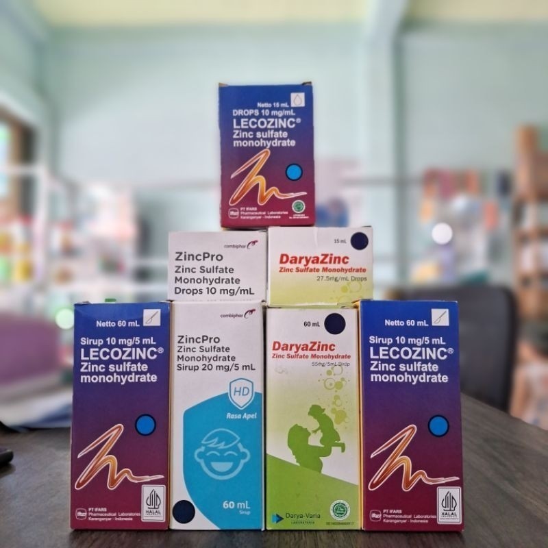 Jual Obat Diare Bayi & Anak /DARYAZINC/ZINCPRO/LECOZINC/ - AMY | Shopee ...