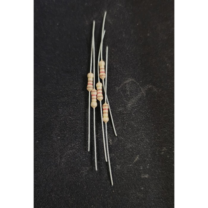 Jual GS99 Resistor 0.5W 120 Ohm 5persen Toleransi - Coklat Merah Coklat Emas Harga per 5pcs ...